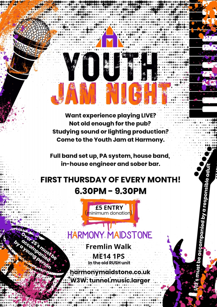 Maidstone Youth Jam Nights - Harmony Maidstone